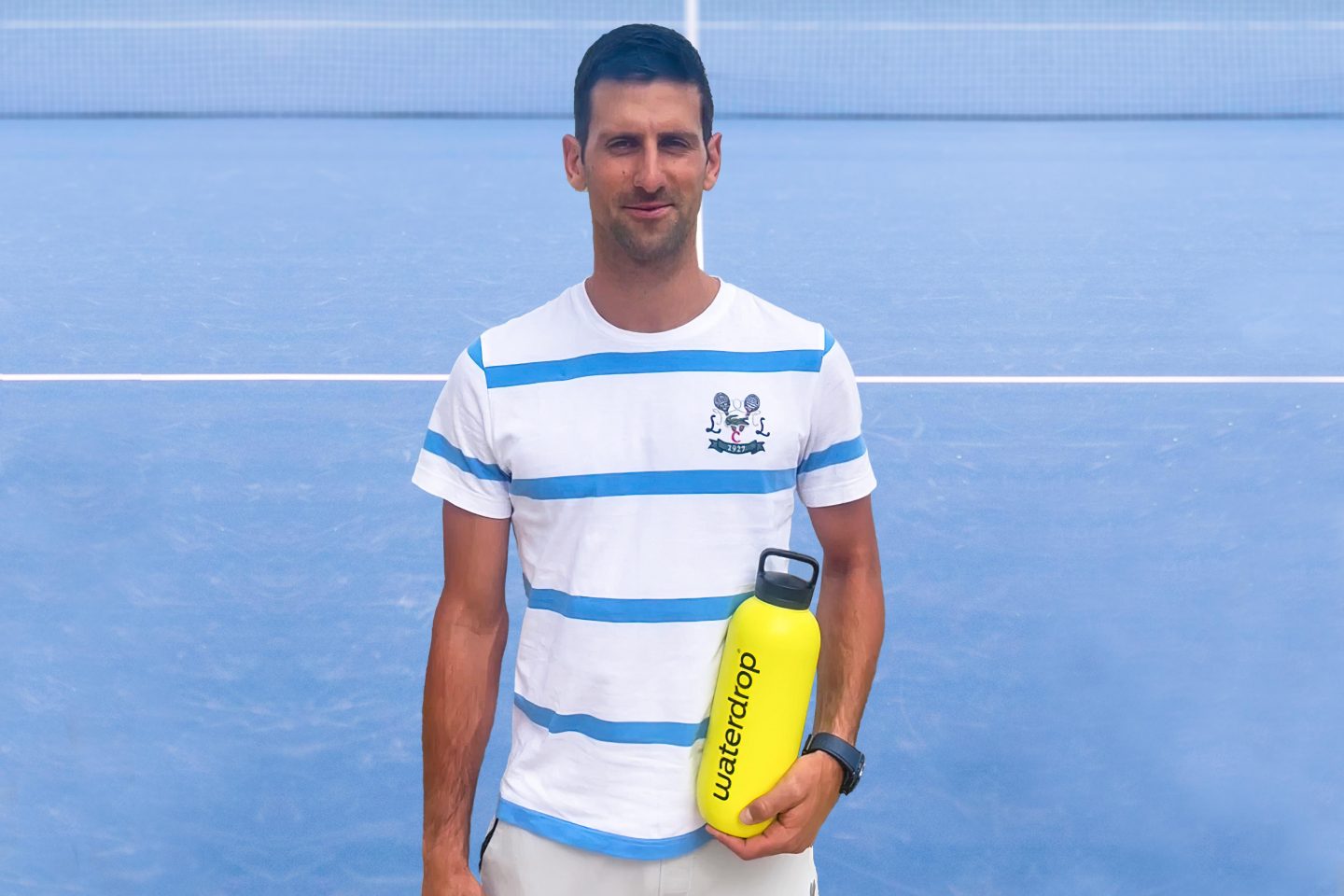 Novak Djokovic and waterdrop get us perfectly hydrated - The Tennis Circle